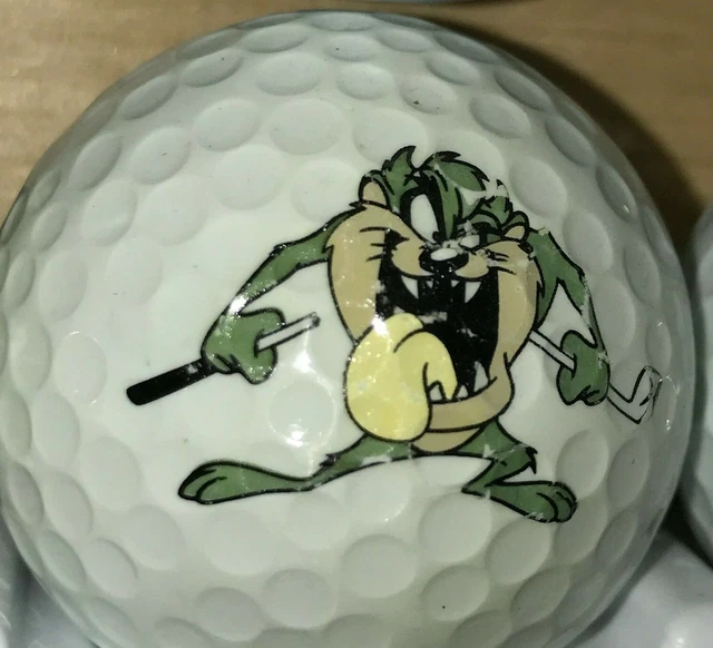 LOONEY TUNES TAZ Tasmanian Devil Logo Golf Ball (I-21-2) £4.54 ...