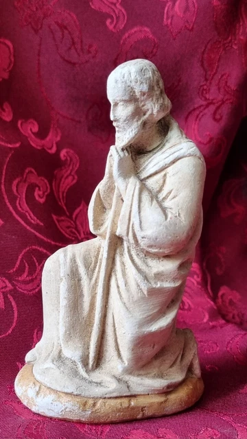 SANTON ANCIEN JOSEPH Pieraccini ? creche Noel 10,5cm bon etat EUR 10,20 ...