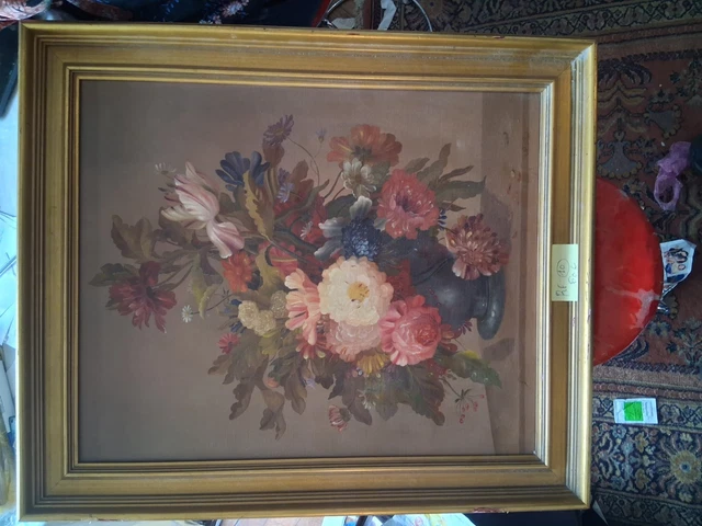 TABLEAU ANCIEN HUILE sur toile signé EUR 100,00 - PicClick FR