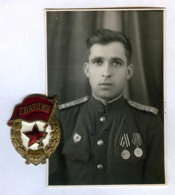 DISTINTIVO ESERCITO SOVIETICO Stella Rossa "Guardia" 1942 WW2 originale ...