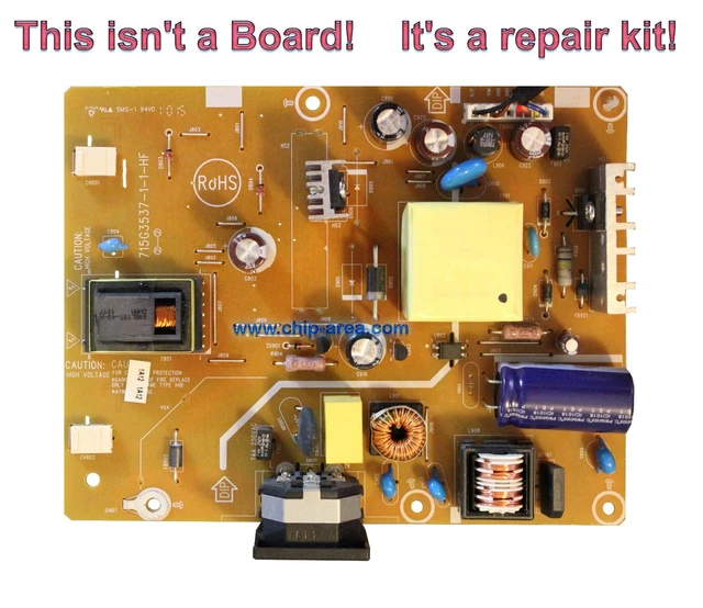 REPAIR KIT CAPACITORS For DELL E2209W 715G2538-1-HF Monitor LCD Power ...