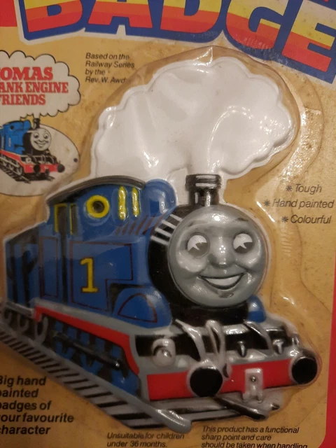 THOMAS THE TANK Engine and Friends The Big Badge Bluebird Vintage 1984 ...