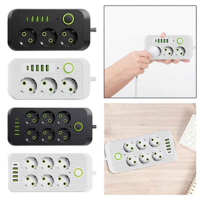 ADAPTATEUR UE, MULTIPRISE, Base de prise Multiple, multiprise Portable ...