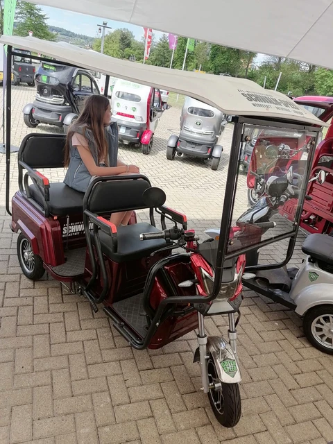 E-RIKSCHA ELEKTRO MAX BEN QUAD TRIKE Grand Extra BOB UTV Geco Aixam ...