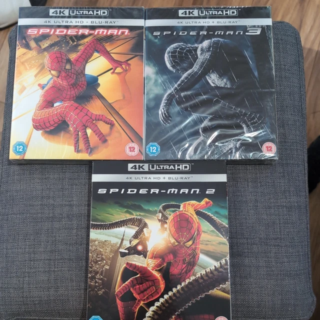 SPIDER-MAN TRILOGY SAM Raimi 4K Blu-Ray £31.88 - PicClick UK