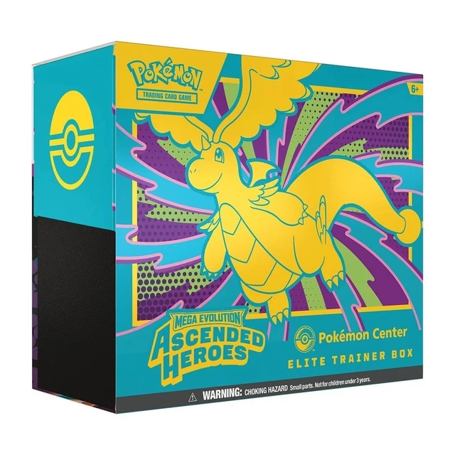 2X POKÉMON TCG: Mega Evolution Ascended Heroes Pokémon Center ETB (Pre ...