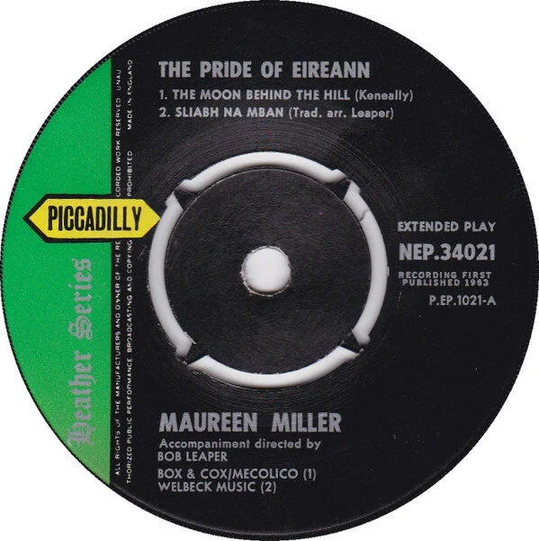 MAUREEN MILLER - The Pride Of Eireann (7", EP) EUR 17,85 - PicClick IT