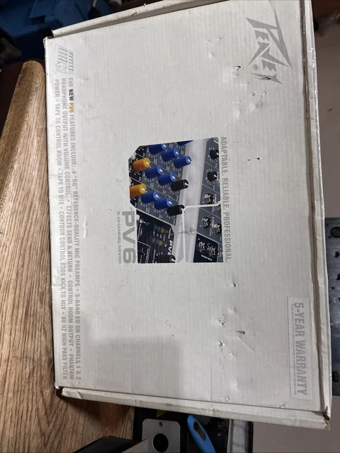 PEAVEY PV6 USB Mixer Desk Power Supply Included £52.72 - PicClick UK