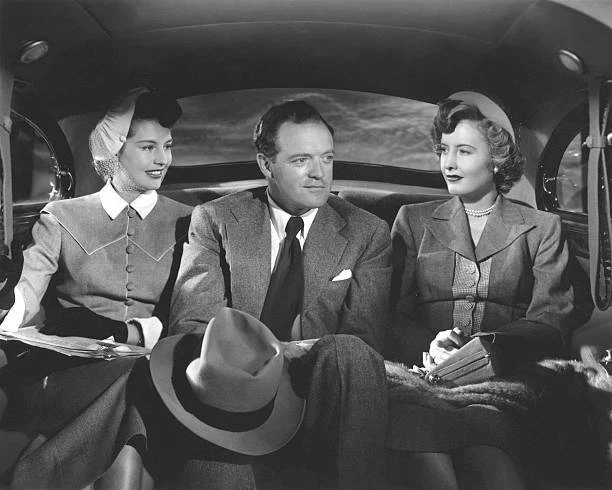 CYD CHARISSE, VAN Heflin and Barbara Stanwyck in East Side West Si- Old ...