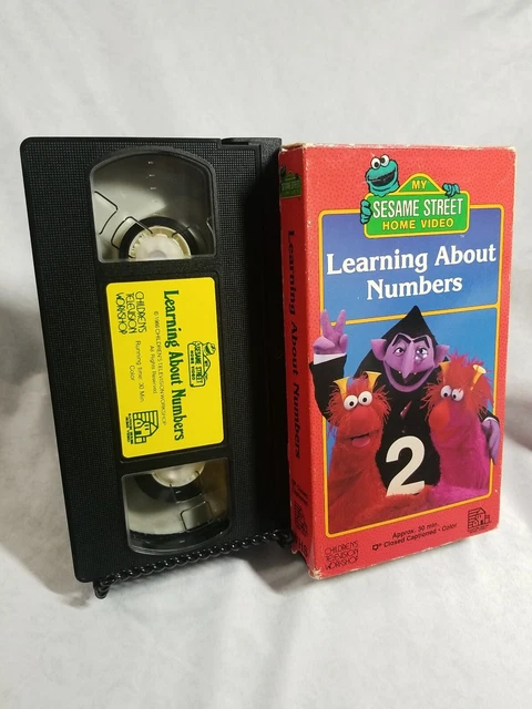 Sesame Street Learning About Numbers Vhs Video Classic Vintage | My XXX ...