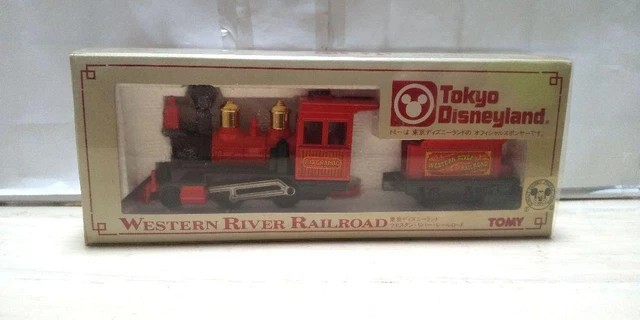 DISNEY DIECAST SCALE Model Western River Railroad Rio Grande Train £221 ...