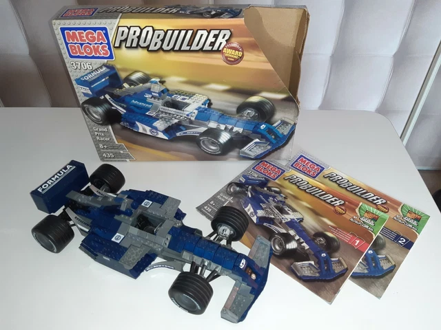 MEGA BLOKS PROBUILDER 3706 FORMULA 1 CAR 435pcs BRICK COMPATIBLE LEGO ...
