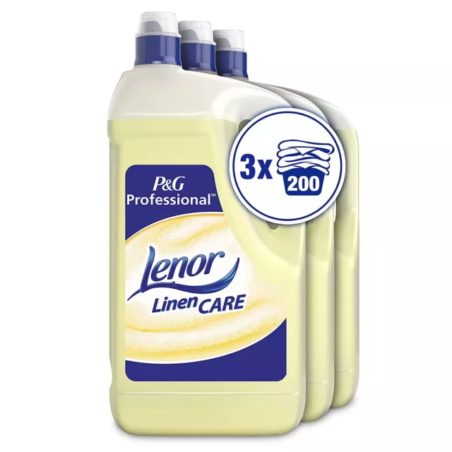 LENOR PROFESSIONAL ADOUCISSEUR Concentré Brise D’Été 5000ml 3er Paquet ...