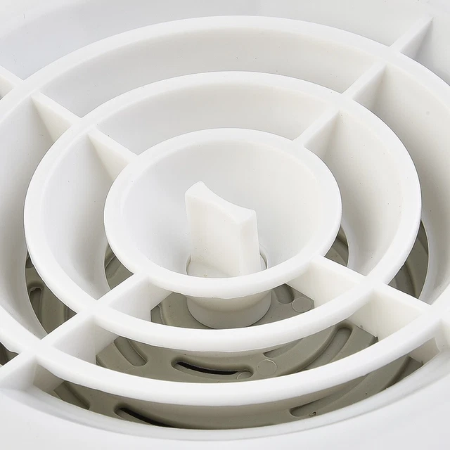 CEILING DIFFUSER CIRCLE Air-Vent Anemostat Duct Valve Cover Supply Fit ...