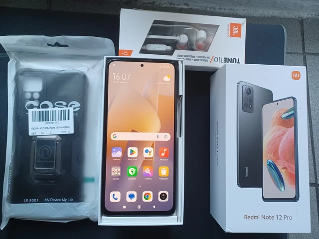 XIAOMI REDMI NOTE 12 PRO 4G, 8/256 go, quasi neuf, Coloris gris+coque ...