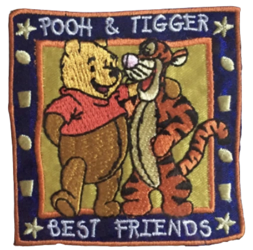 OFFICIEL DISNEY WINNIE The Pooh & Tigre Applique Patch 7cm EUR 5,19 ...