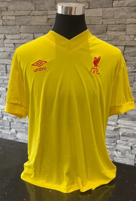 LIVERPOOL FC 1970'S Yellow Shirt XL £37.12 - PicClick UK