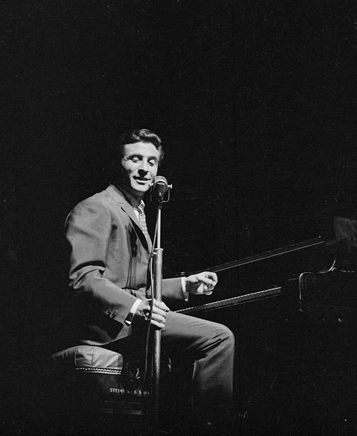 GILBERT BECAUD FRENCH singer Paris Olympia 1960s Old Photo EUR 6,78 ...