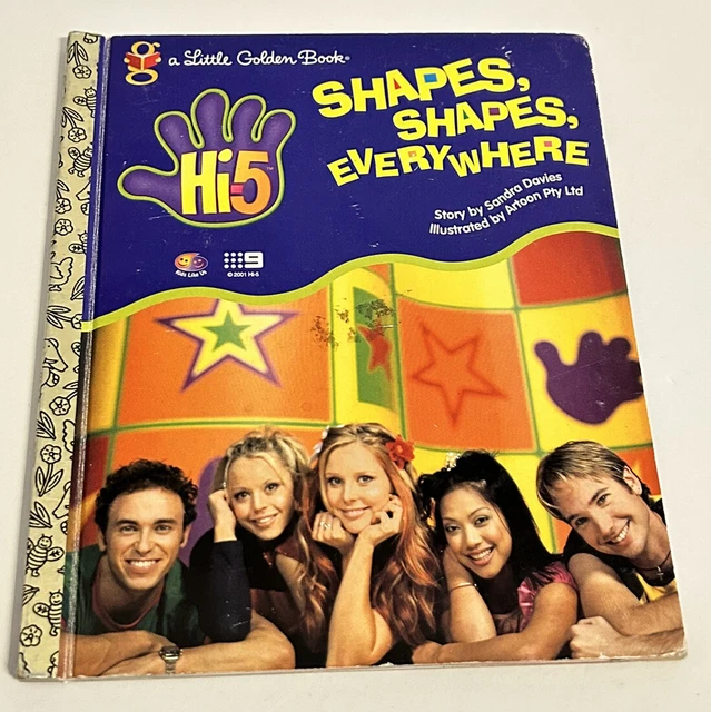 VINTAGE LITTLE GOLDEN Book Hi5 Shapes Shapes Everywhere 2001 HC Hi 5 $25.00 - PicClick AU
