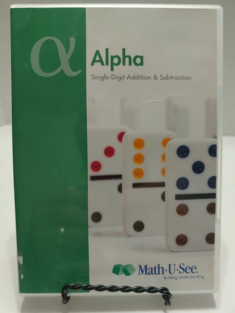 ALPHA SINGLE-DIGIT ADDITION and Subtraction Dvd - Math-U-See $8.97 ...