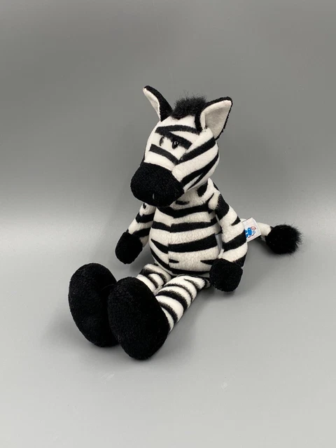 NICI ZEBRA SITZEND Wild Friends Schlenker Plüsch Stofftier Vintage EUR ...