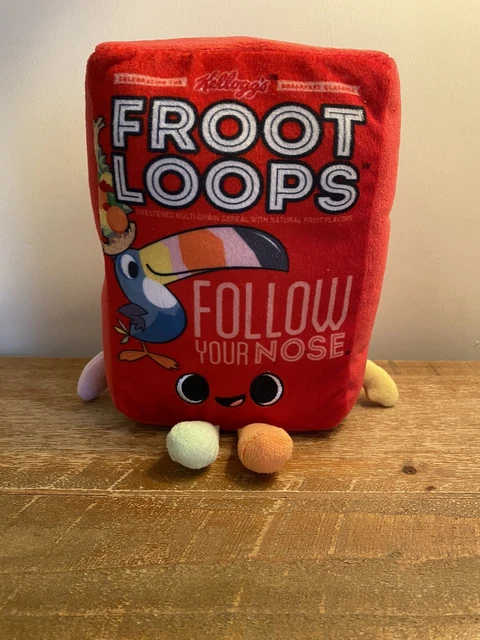 FUNKO POP PLUSH Kellogg’s Fruit Loops Cereal Soft Toy 9” VGC No Label £ ...