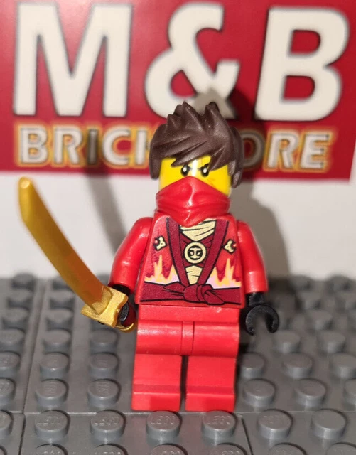 LEGO NINJAGO MINIFIGUR roter Ninja Kai mit goldenem Schwert #847# EUR 5 ...
