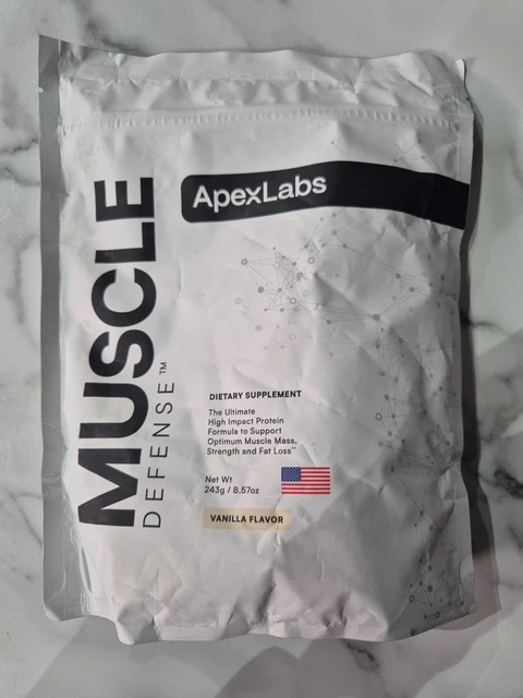 APEX LABS MUSCLE Defense Dietary Supplement Vanilla Flavour 243g £16.66 ...