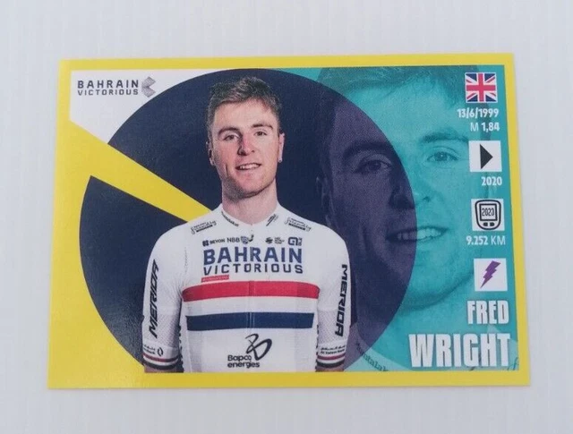 PANINI TOUR DE France 2024 Fred Wright #73 BAHRAIN VICTORIOUS. EUR 1,30 - PicClick FR