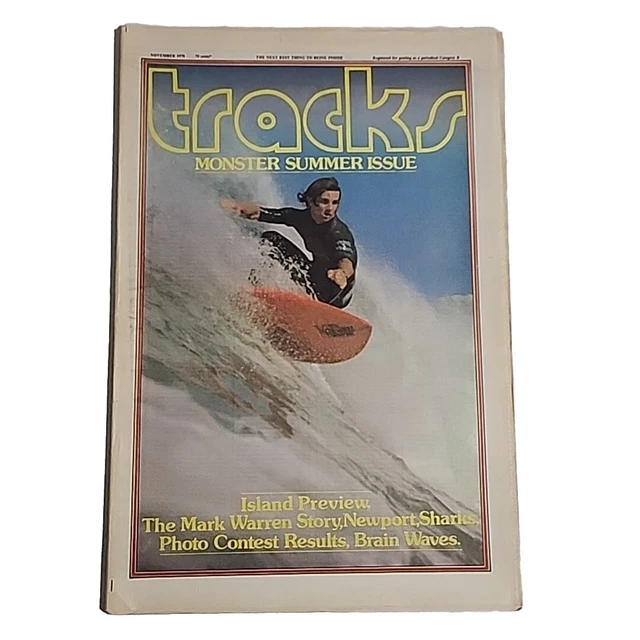 TRACKS - VINTAGE Australian Surfing Newspaper Magazine November 1978 ...
