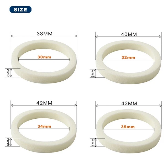 ANNEAUX EN MOUSSE éponge fourche remplaçables joint à l'huile pour un ...