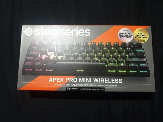 STEELSERIES APEX PRO MINI WIRELESS GAMING KEYBOARD ( Read Description ... STEELSERIES APEX PRO MINI WIRELESS GAMING KEYBOARD ( Read Description ...