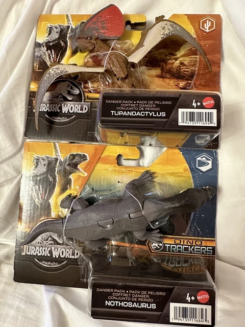 JURASSIC WORLD DINO Trackers TUPANDACTYLUS & NOTHOSAURUS Dinosaur ...