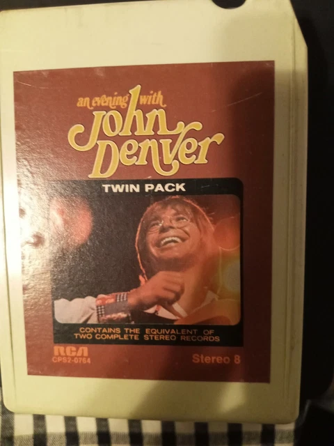 AN EVENING WITH john denver On 8 Track. Vintage 1975 $13.58 - PicClick CA