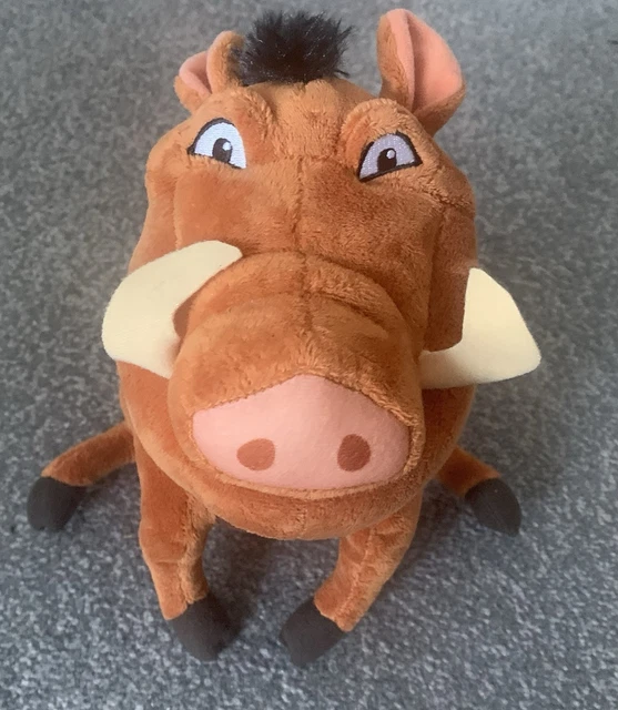 DISNEY THE LION King Plush Pumba Soft Toy Teddy Collectable Large 8 ...