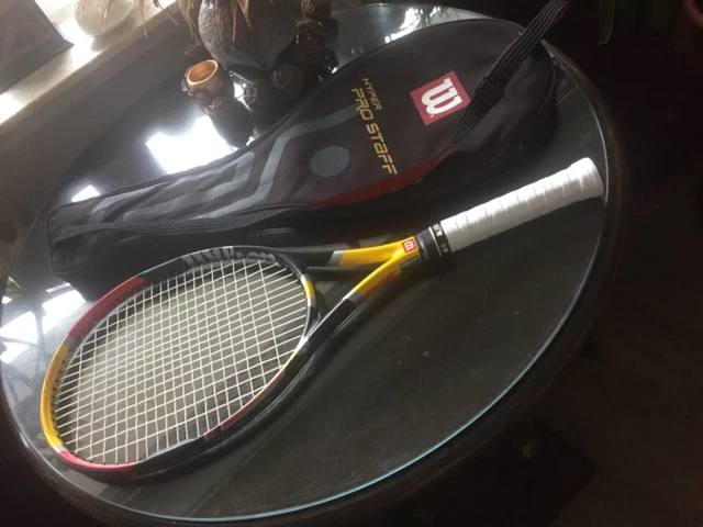 WILSON PRO STAFF Hyper Carbon Surge 100 sq in 645cm2 Tennisschläger ...