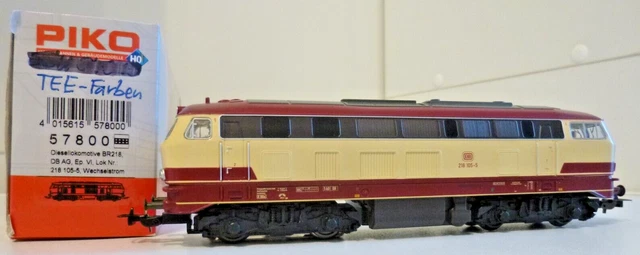 SELTENE DIESELLOK BR 218 der DB von Piko, Art. 57800 (AC dig.), OVP EUR ...