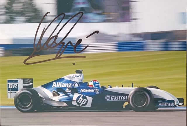 AUTOGRAPH AUTÓGRAFO ORIGINAL "Fórmula 1" MARK GENÉ Impresionante ...