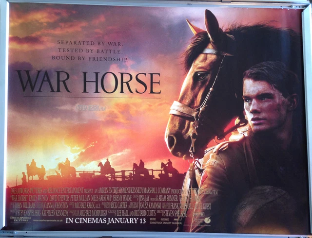 CINEMA POSTER: WAR HORSE 2012 (Main Quad) Jeremy Irvine Emily Watson £ ...