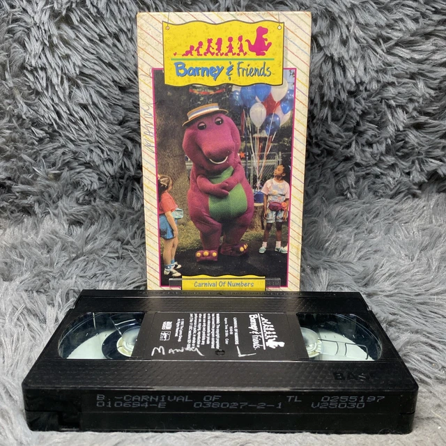 BARNEY AND FRIENDS Carnival Of Numbers VHS Tape 1992 Time Life Video ...