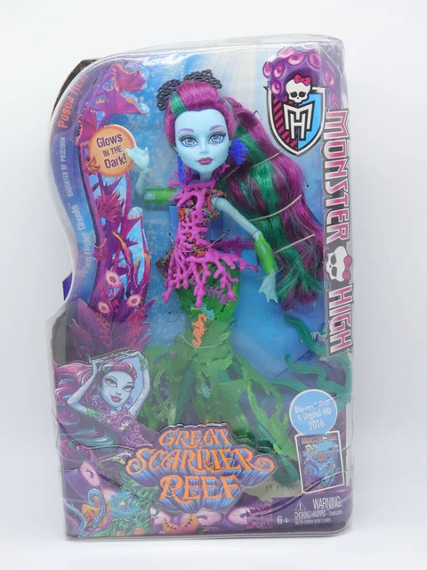 MONSTER HIGH GREAT Scarrier Reef Down Under Ghouls Posea Reef NIB some ...