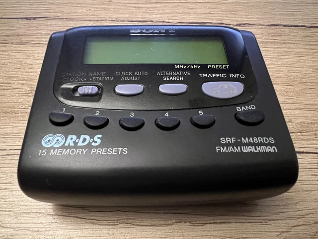 SONY RDS RADIO SRF-M48RDS Très Occasion État Complet Fonction NR2 EUR ...