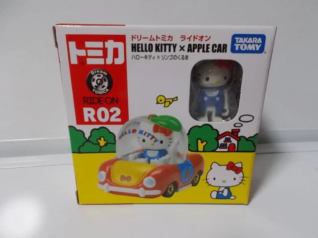 TOMICA R02DREAM TOMICA Ride On Hello Kitty x Apple Car Near Mint HELLO ...