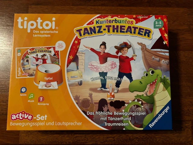 RAVENSBURGER 00073 TIPTOI ACTIVE Set Kunterbuntes Tanz Theater ab 3 ...