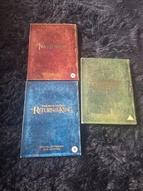 LORD OF THE Rings Complete Trilogy Special Extended Edition 3-Box Sets ...