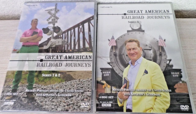 GREAT AMERICAN RAILROAD Journeys (The Complete Series 1 - 3) DVD Box ...