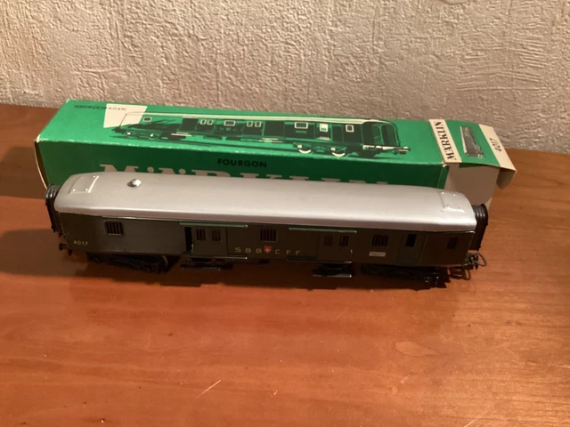 MÄRKLIN MODÉLISME FERROVIAIRE Maquette Train Ho 4017 Wagon Fourgon À Bagages EUR 15,00 - PicClick FR