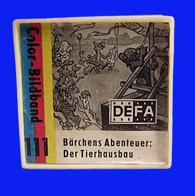 06 093 DDR Dia Film DEFA Color „Bärchens Abenteuer: Der Tierhausbau ...