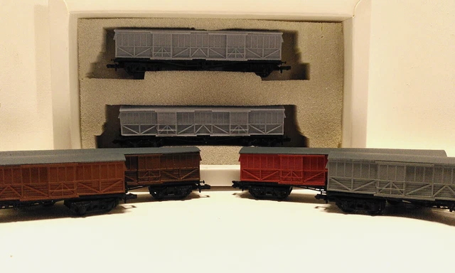 GCR/LNER 15T LOUVRE Bogie Fish Van Wagon Twin Pack £29.95 - PicClick UK