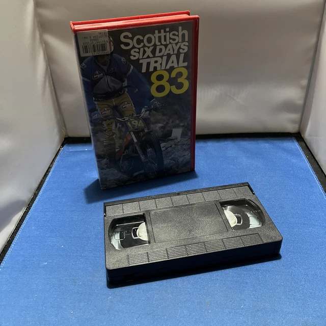 MEGA RARE SCOTTISH Six Days Trial 83 VHS Video Big Box Pre Cert £110.00 - PicClick UK